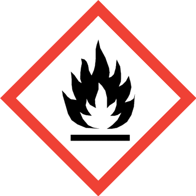 GHS02 - GHS Flammable Pictogram - CLP Label | Cargo Labels Ltd