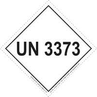UN 3373 Limited Quantity Hazard Packaging Label | Cargo Labels Ltd
