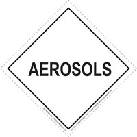 Limited Quantity - Aerosols Label - 100mm | Cargo Labels Ltd